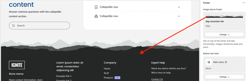 Footer - Benchmark Themes
