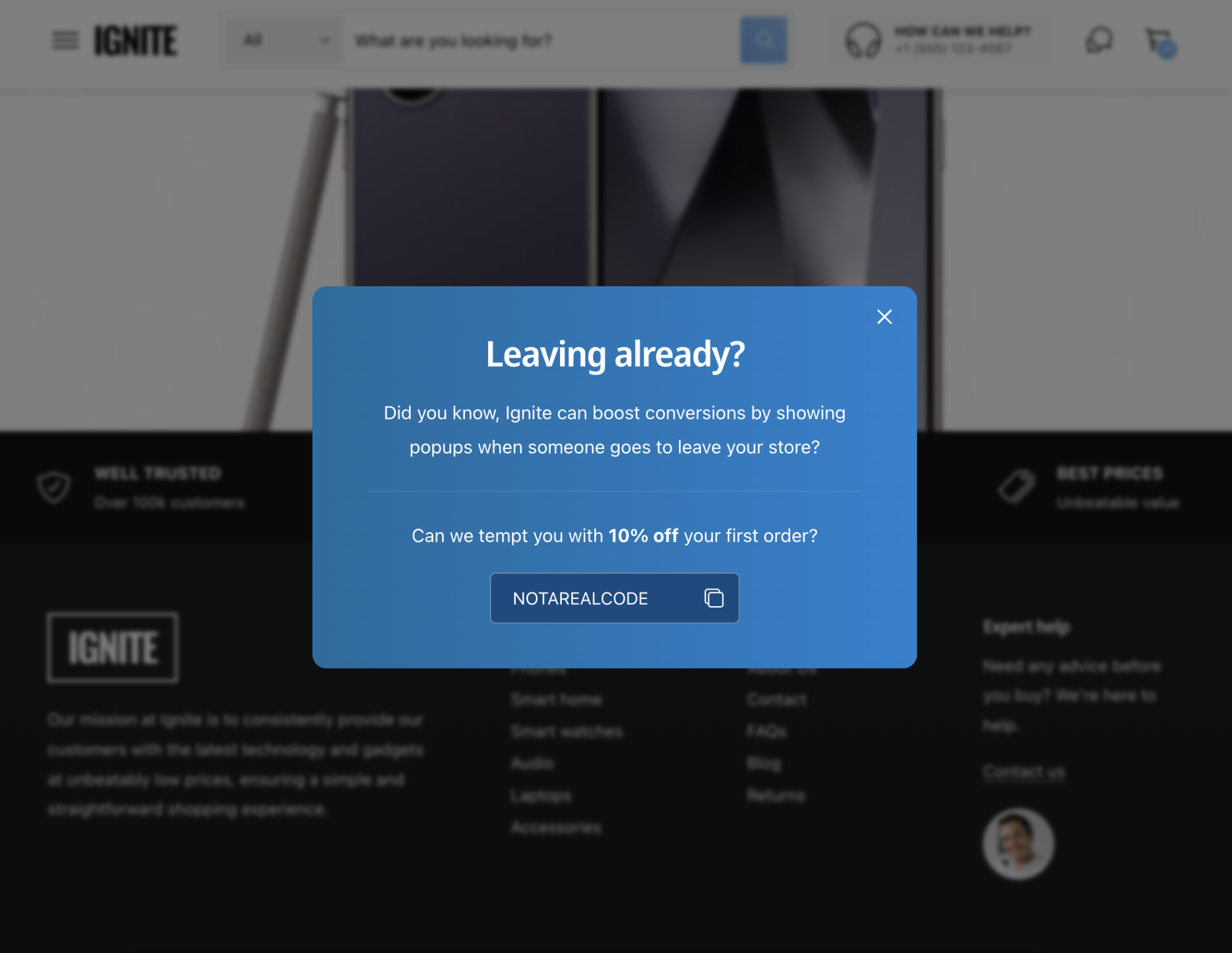 Popup - Benchmark Themes